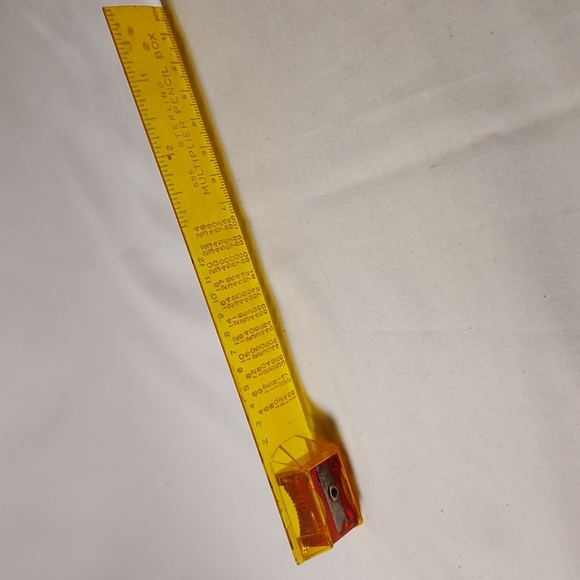 Vintage Pencil Case Sharpener Ruler | Office | Vintage 96s Sterling ...